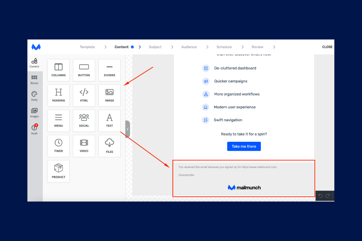 17 Things to Include in Your Email Footer (+7 Tips & Examples) | Mailmunch