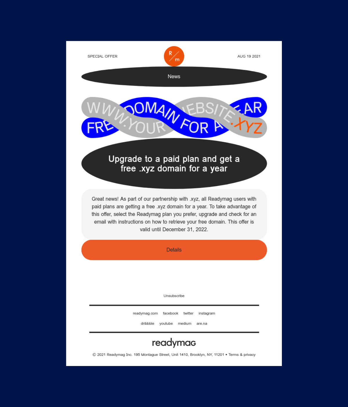 17 Things to Include in Your Email Footer (+7 Tips & Examples) | Mailmunch