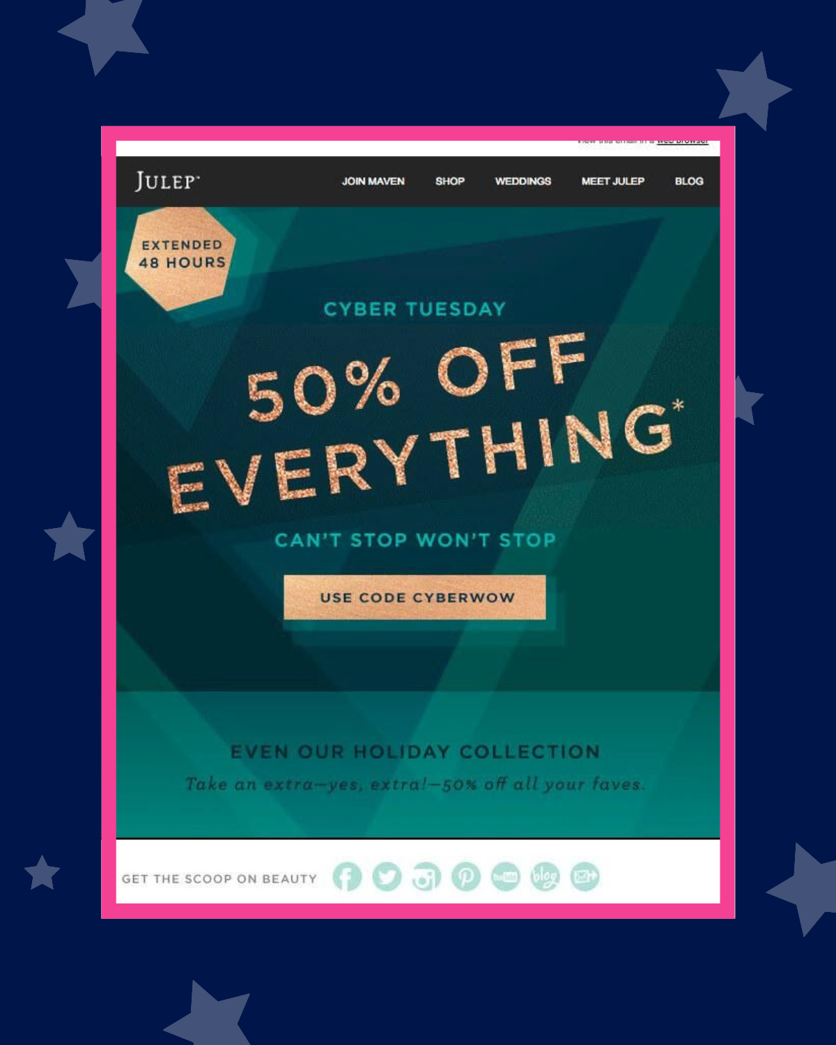 8 Inspirational Emails For A Successful BFCM Weekend 2024 | Mailmunch