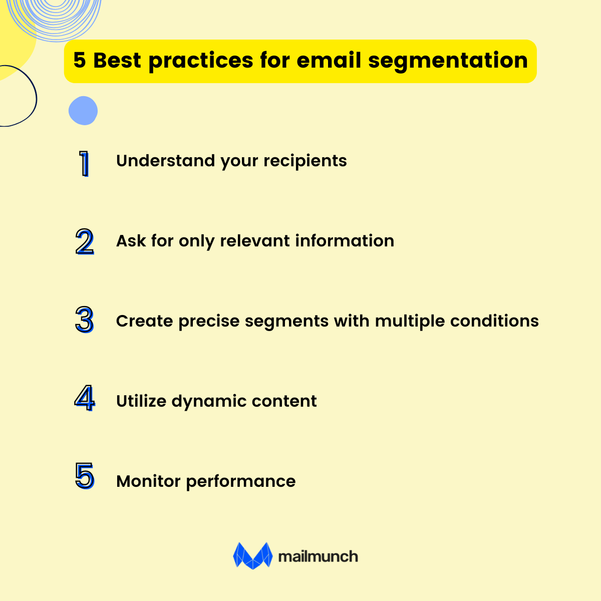 What is Email Segmentation? 5 Best Practices & Strategies for 2024 | Mailmunch