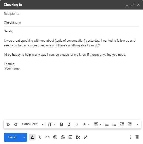 Email Format