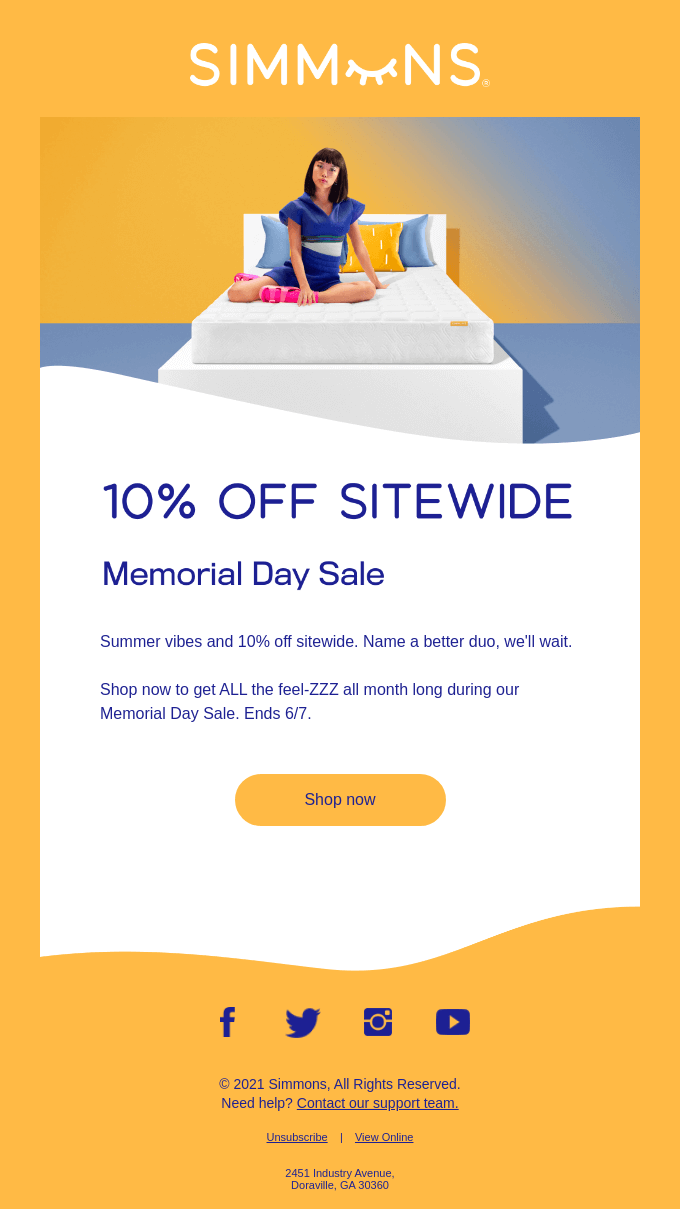 9 Memorial Day Email Examples To Inspire You [2024] | Mailmunch