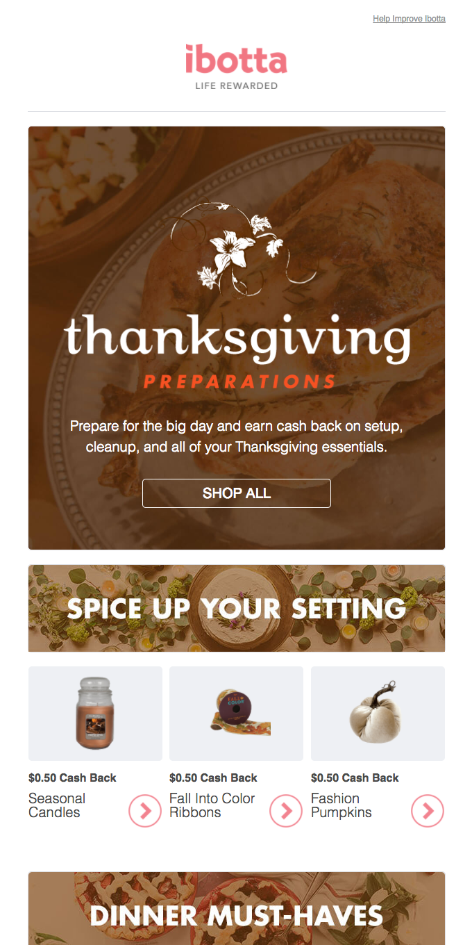 13 Terrific Thanks Giving Email Examples (+Tips) | Mailmunch