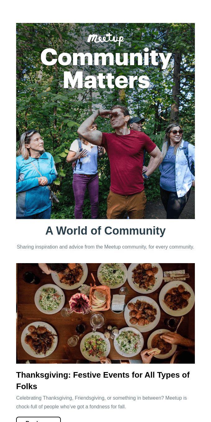 13 Terrific Thanks Giving Email Examples (+Tips) | Mailmunch