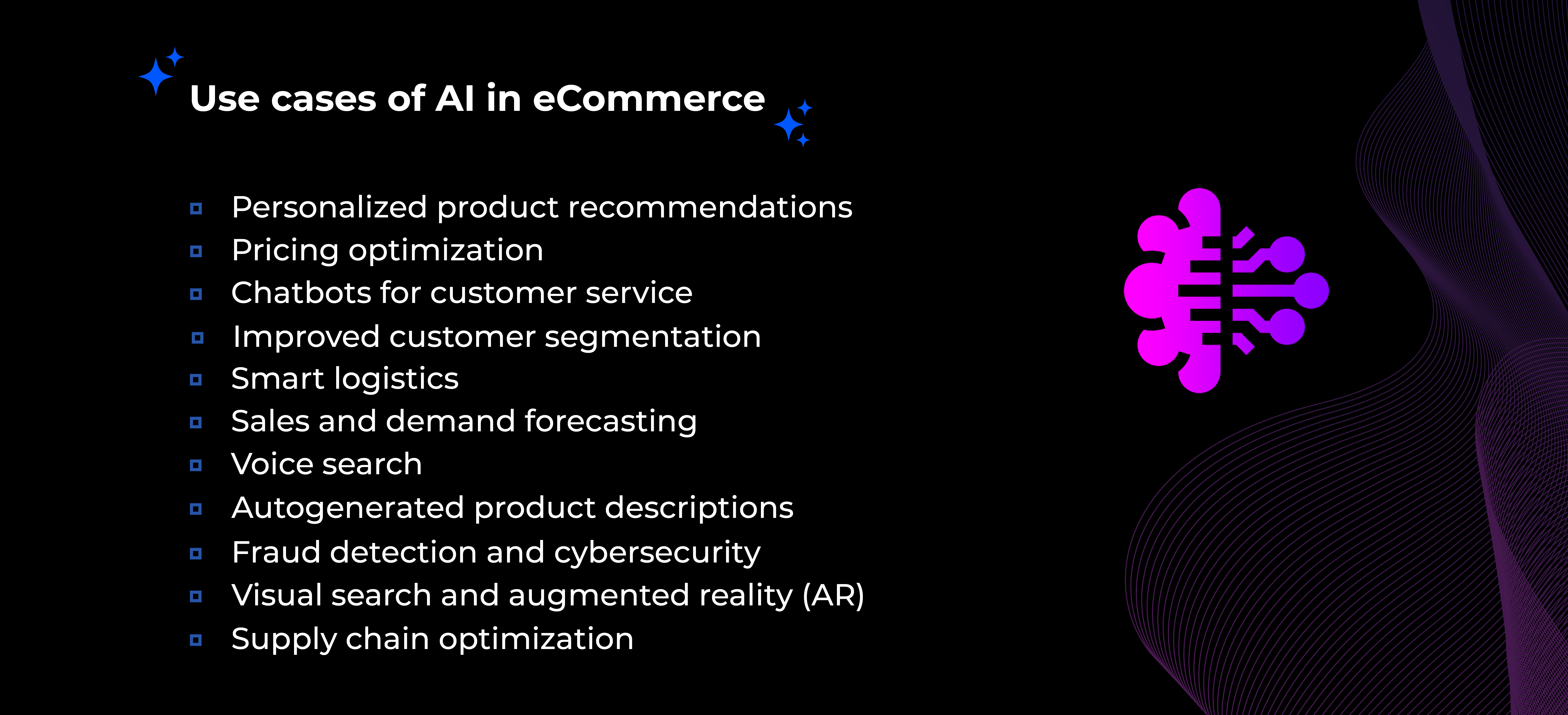 9+ Top Use Cases of AI in eCommerce [2024] | Mailmunch
