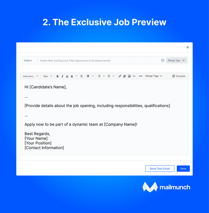 Recruitment Email Marketing: Benefits and Tips in 2024 | Mailmunch