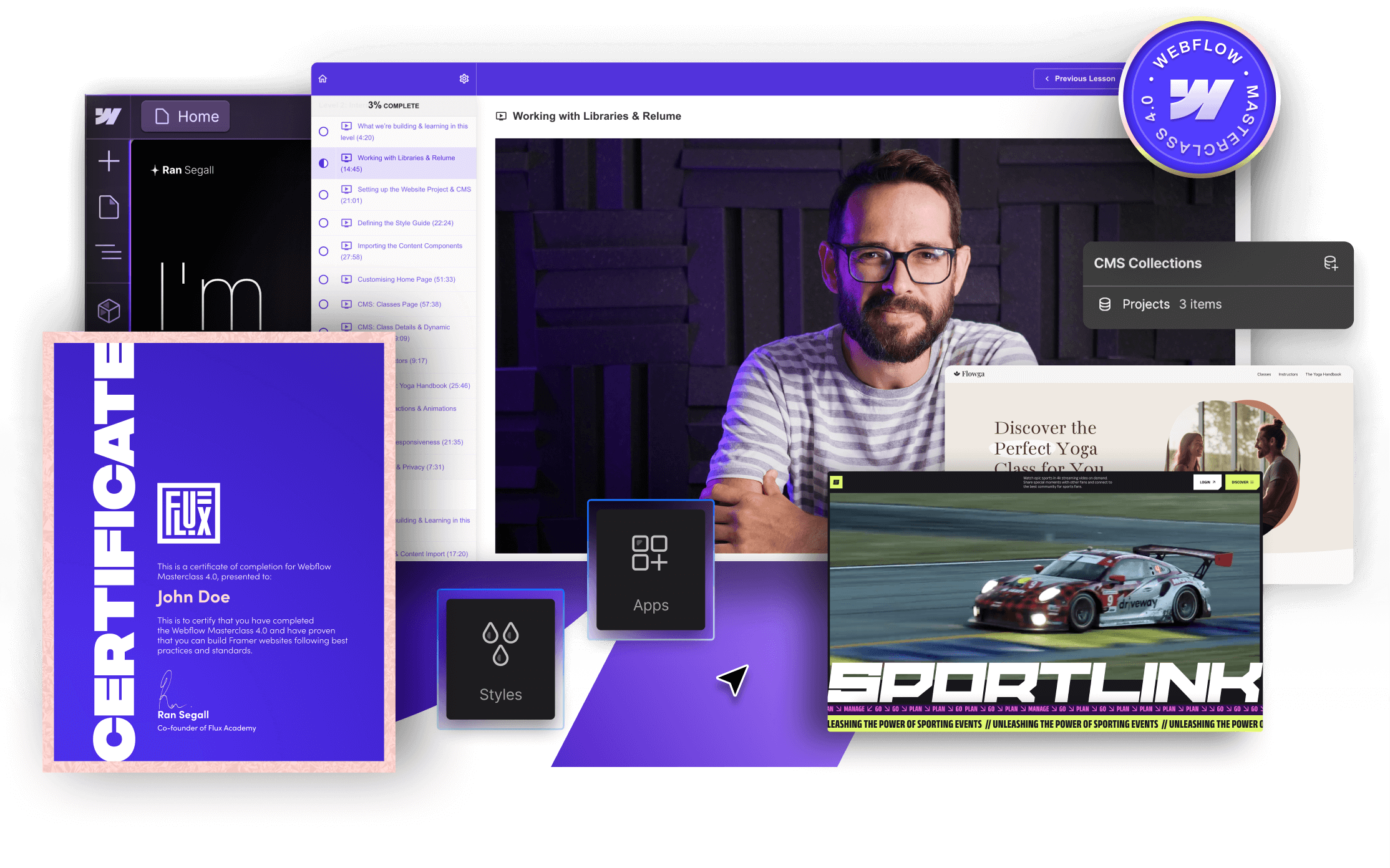 The Webflow Masterclass - Learn how to build websites with Webflow