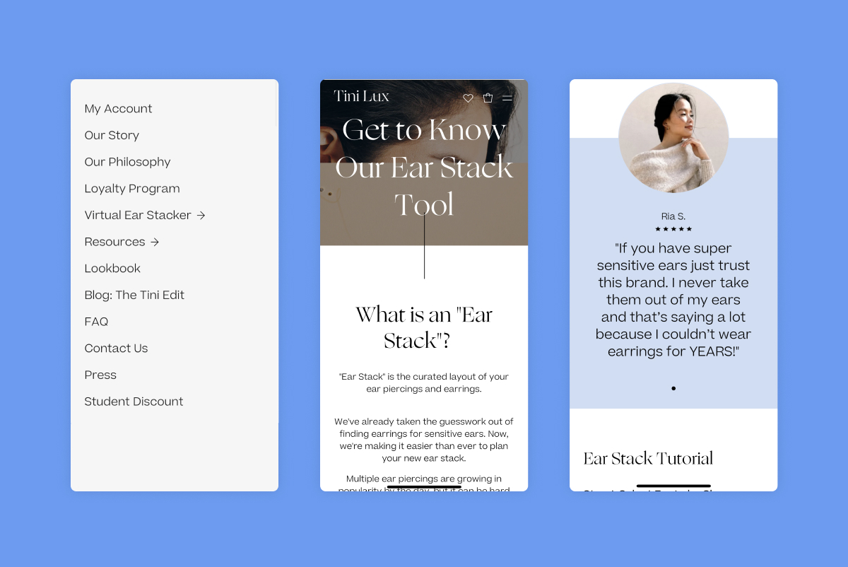 Build Your Own Stack: Tini Lux's AOV Boosting Interactive Earring Stacker