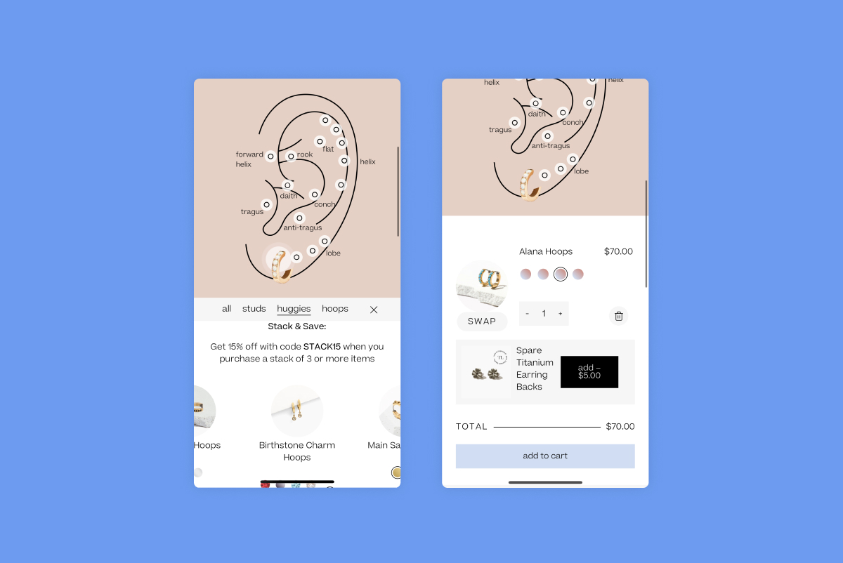 Build Your Own Stack: Tini Lux's AOV Boosting Interactive Earring Stacker