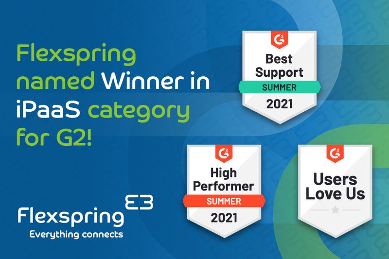Flexspring Named Winner in iPaaS Category for G2!
