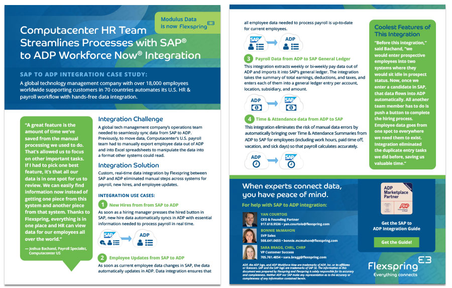 Computacenter HR Team Streamlines Processes with SAP® to ADP Workforce ...