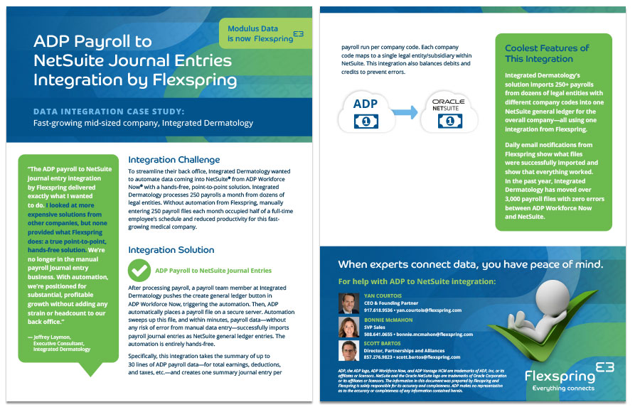 ADP Payroll to NetSuite Journal Entries by Flexspring for a Fast ...