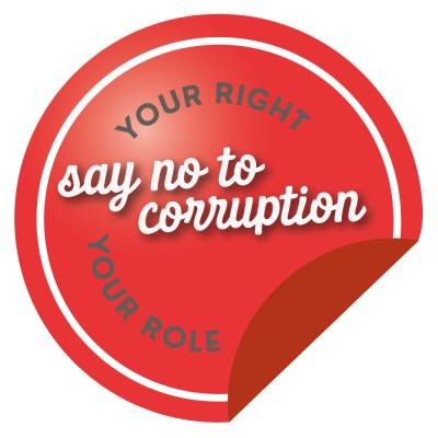 Say “No” to corruption