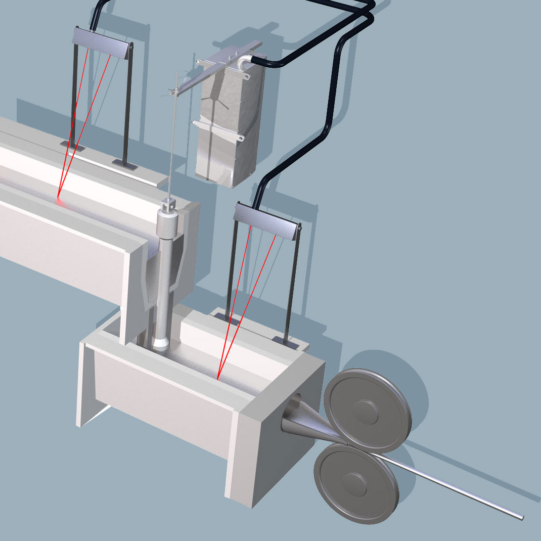 Simplified sheet, strip and rod casting with Precimeter