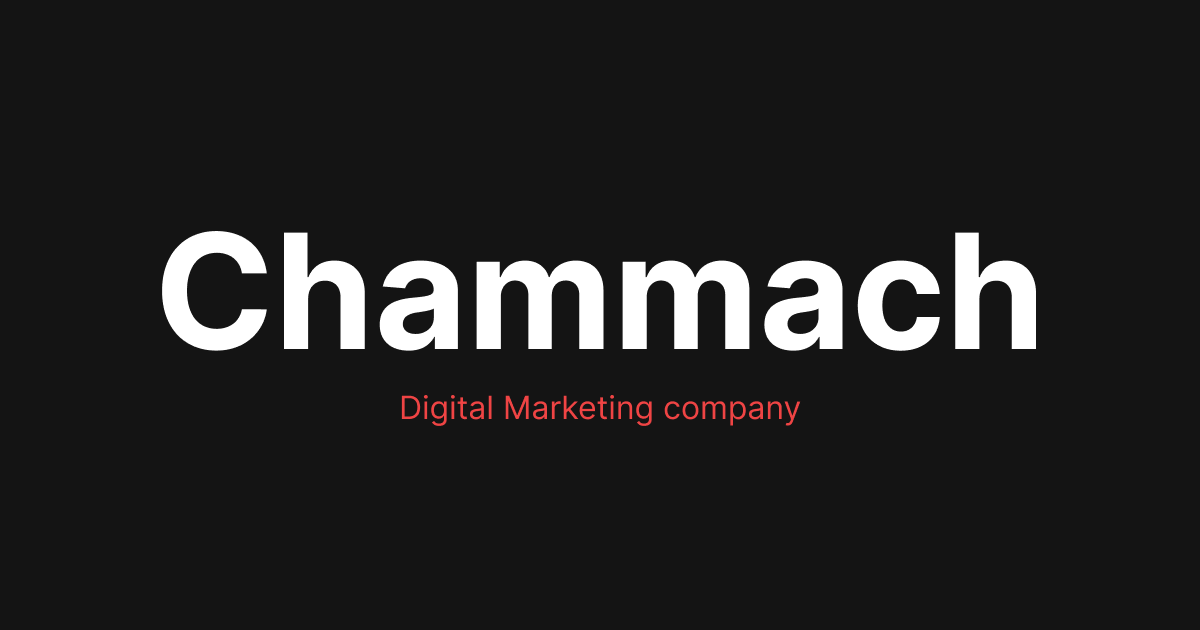Chammach| Digital Marketing Services Company