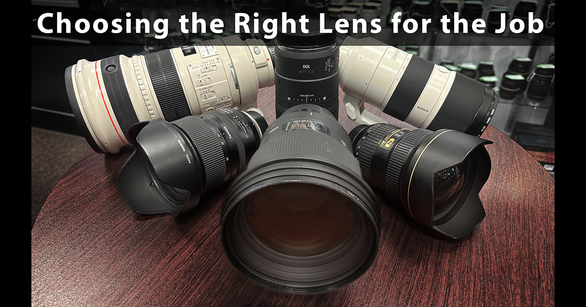 Choosing the Right Lens for the Job | Schiller's