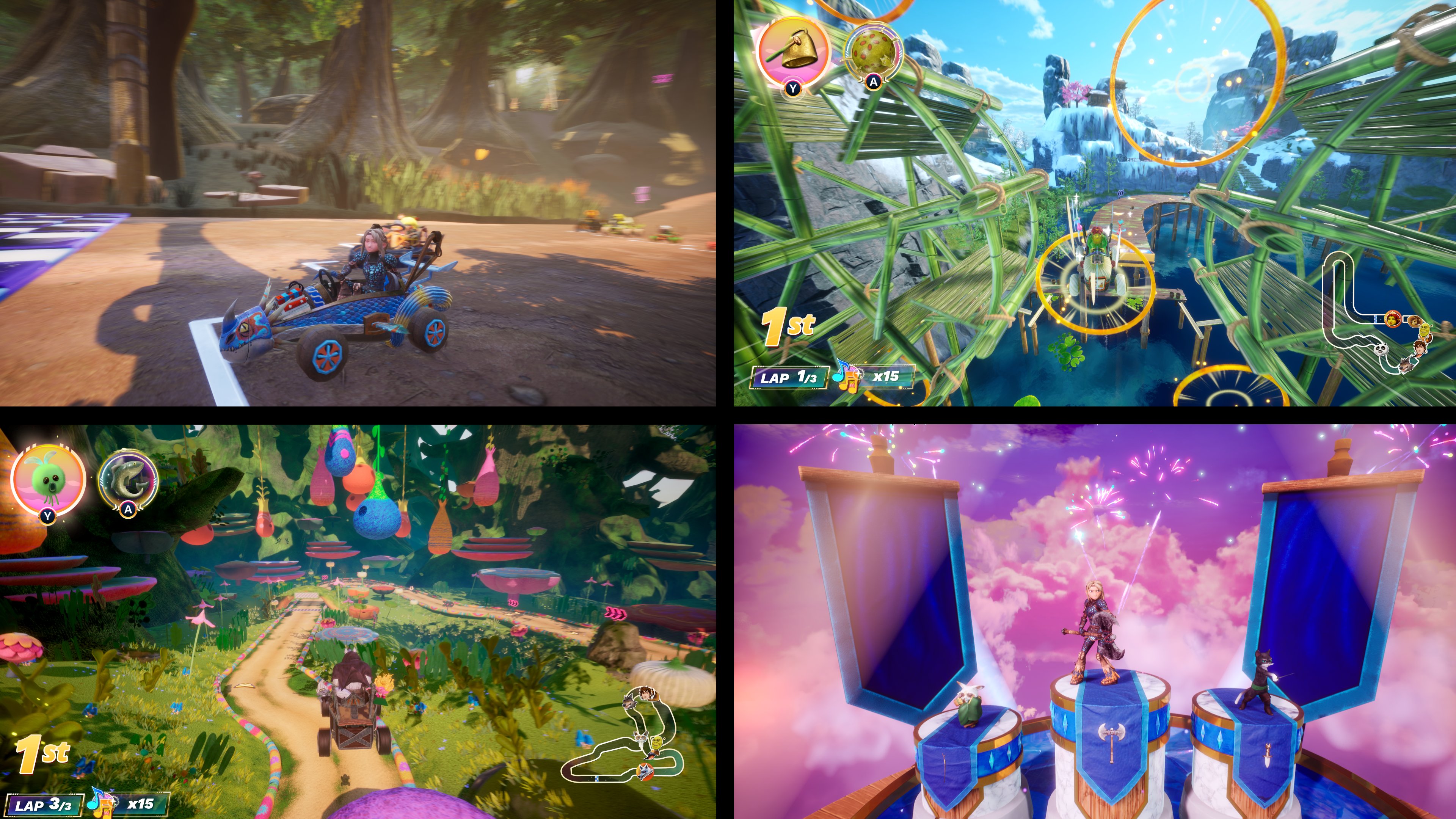 Dreamworks All-Star Kart Racing–Rally Edition | Xbox Review | Gamecell ...