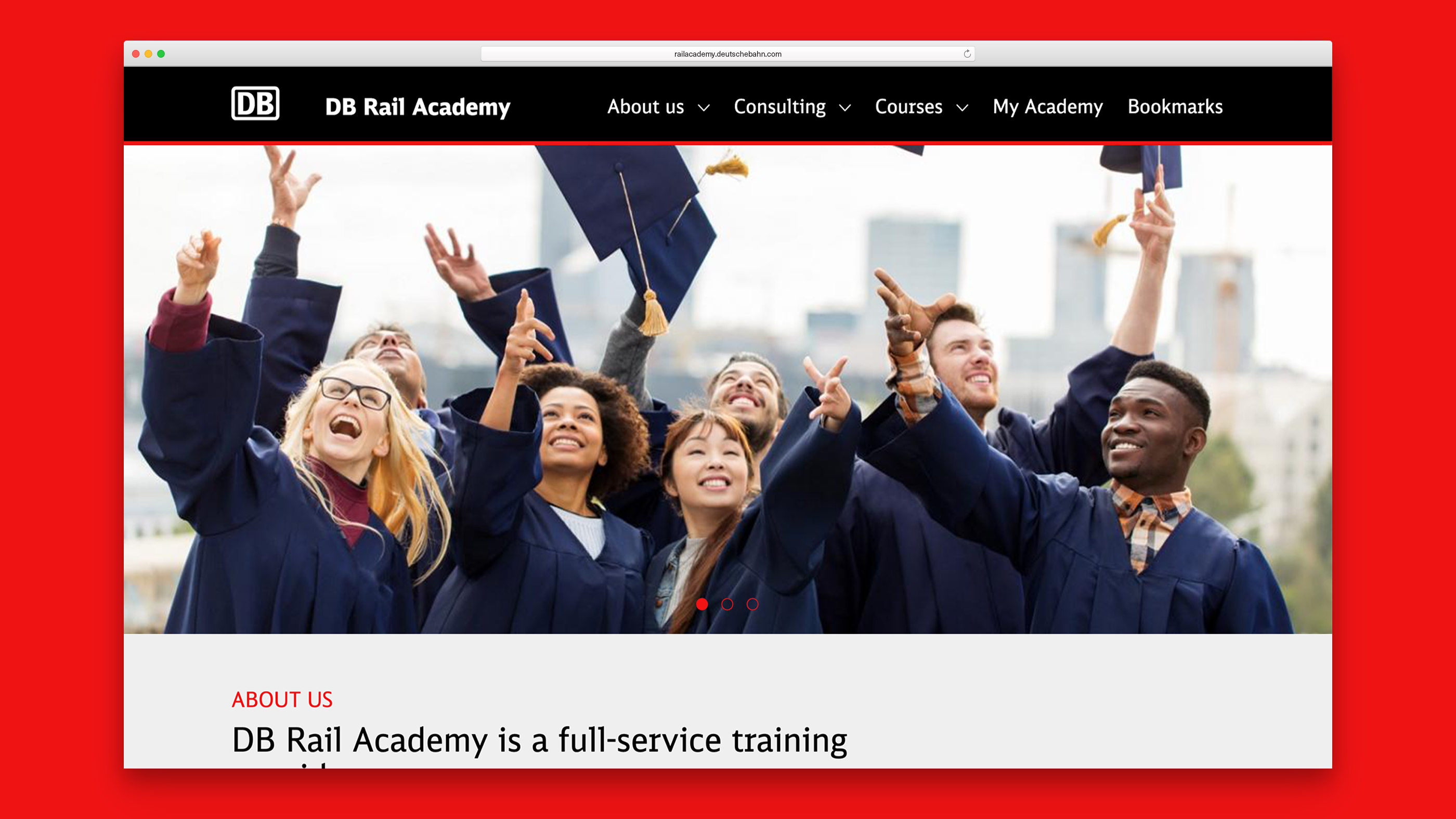 On line. On course. - DB Rail Academy - HENKELHIEDL