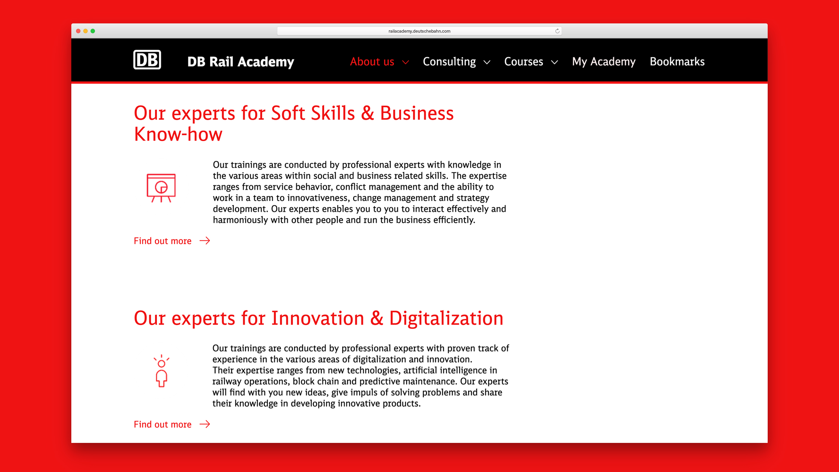 On line. On course. - DB Rail Academy - HENKELHIEDL