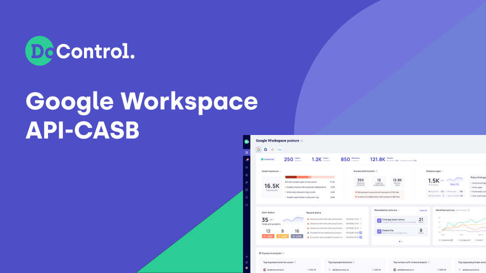 DoControl Google Workspace API CASB