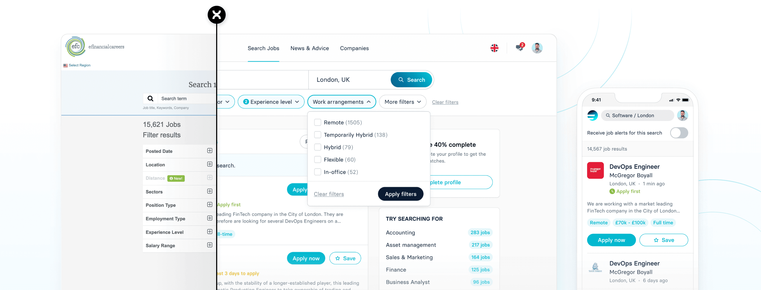 eFinancialCareers • Website Design | by Pixelmatters