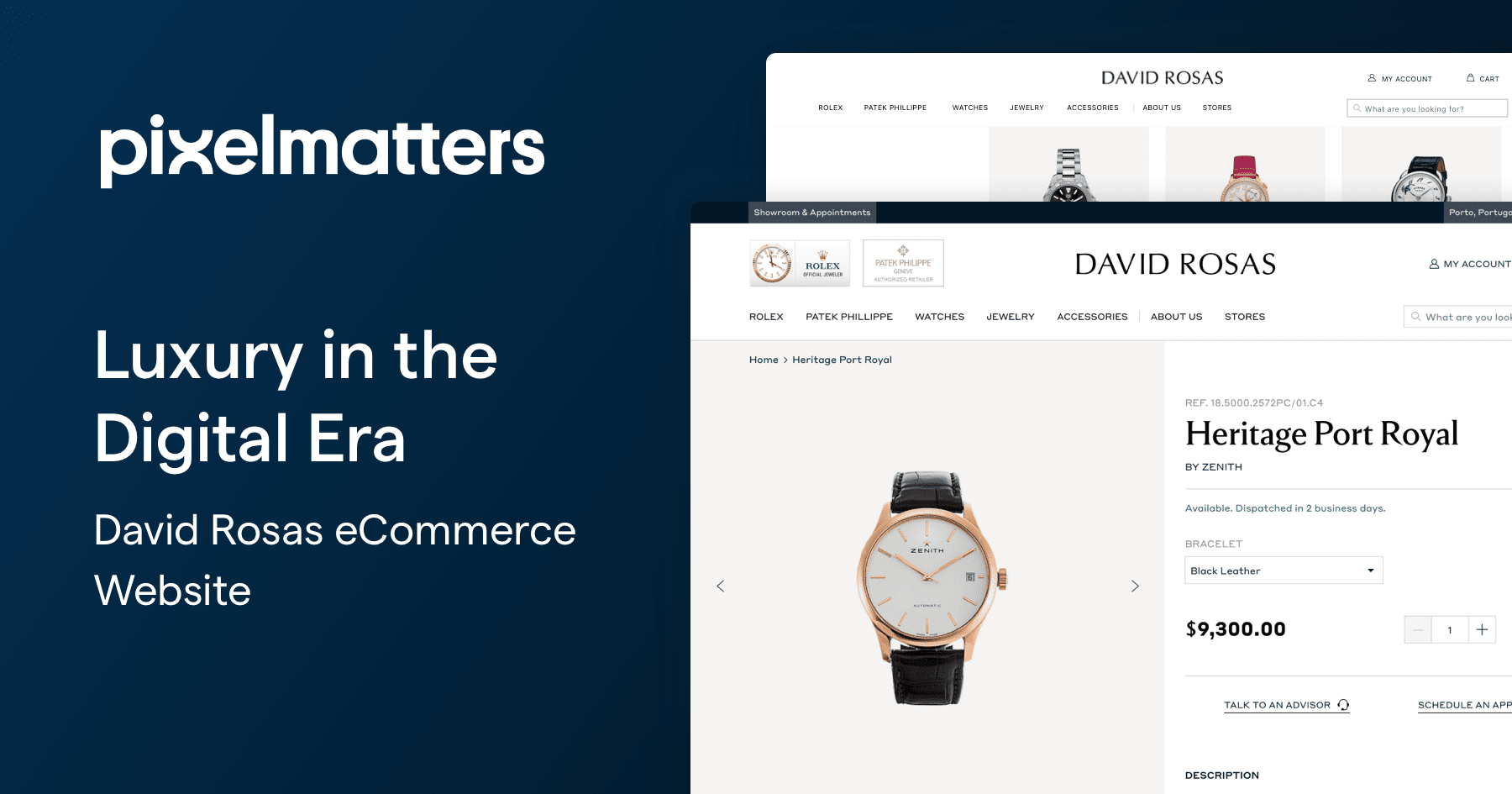 David Rosas • eCommerce Website | by Pixelmatters