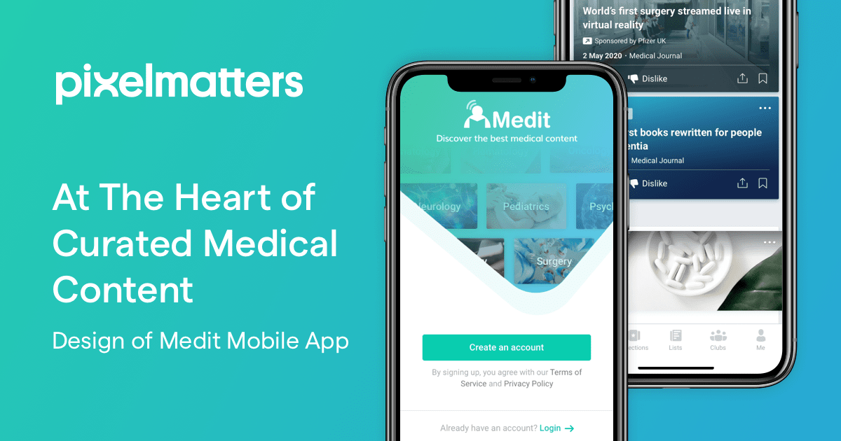 Medit • Mobile App design | by Pixelmatters