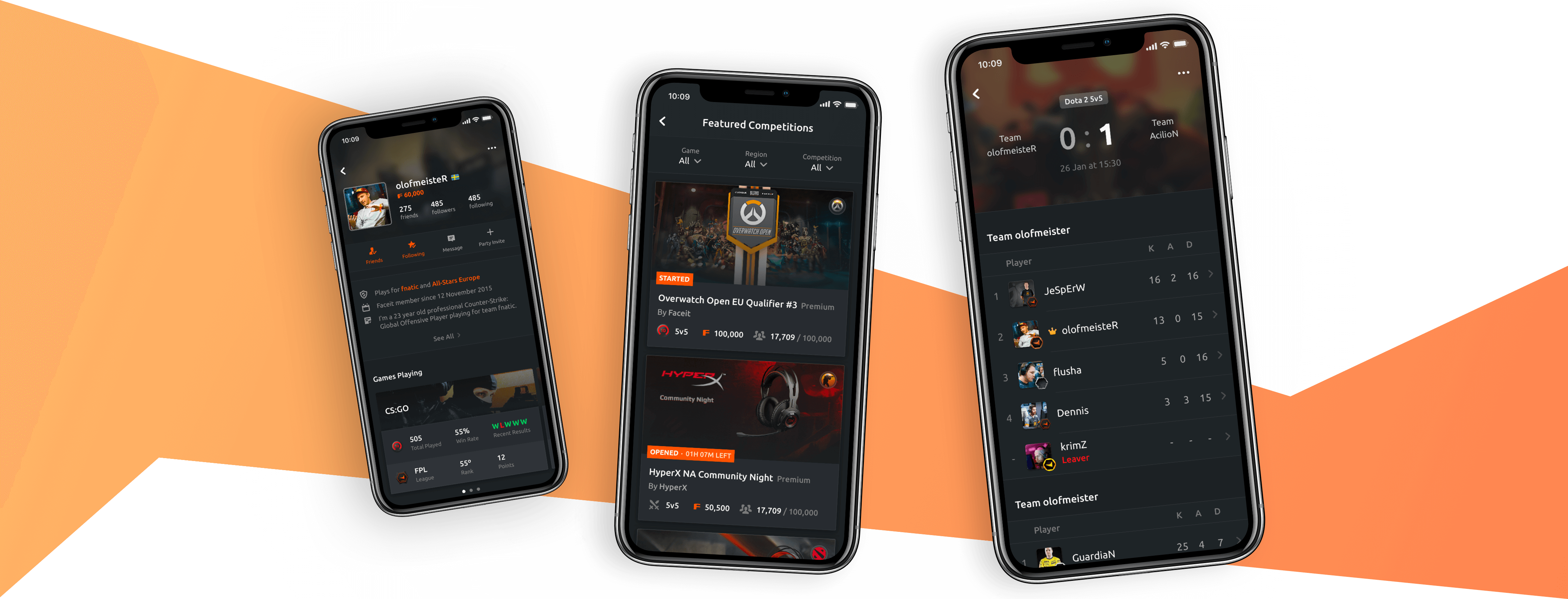 FACEIT • Mobile App design | by Pixelmatters
