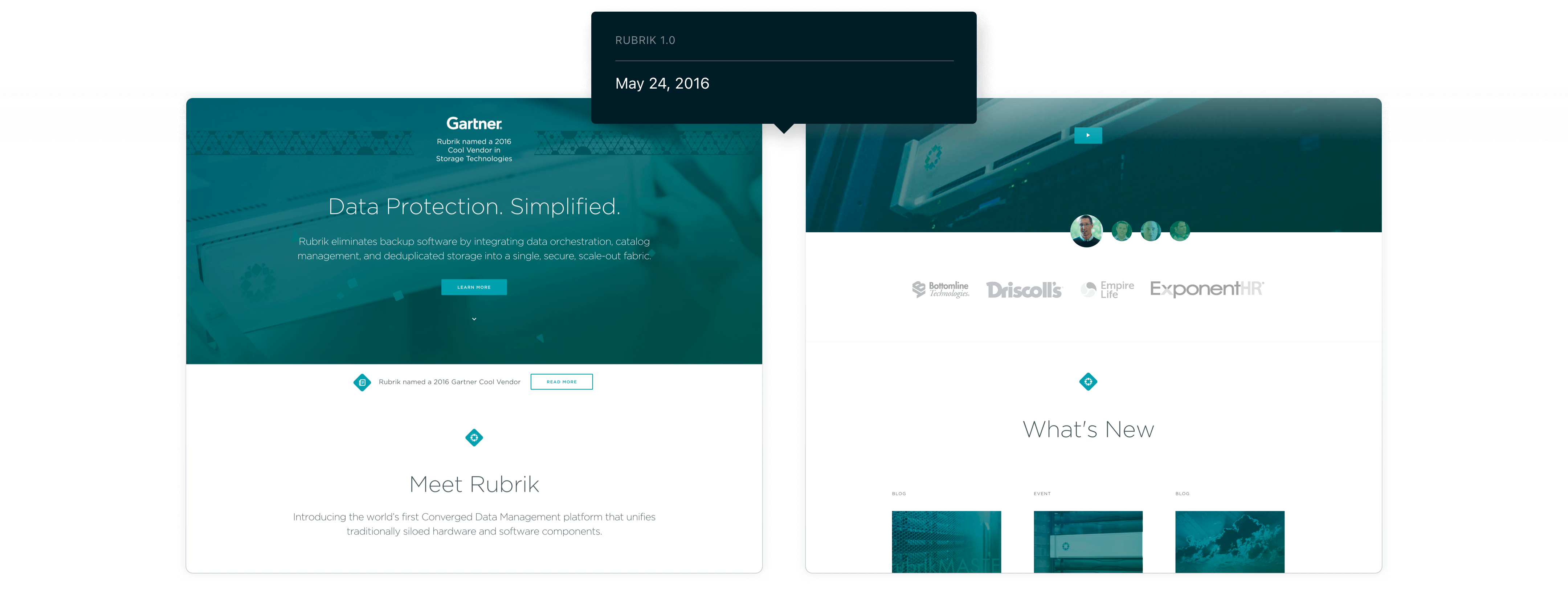 Rubrik • Corporate Website design | by Pixelmatters