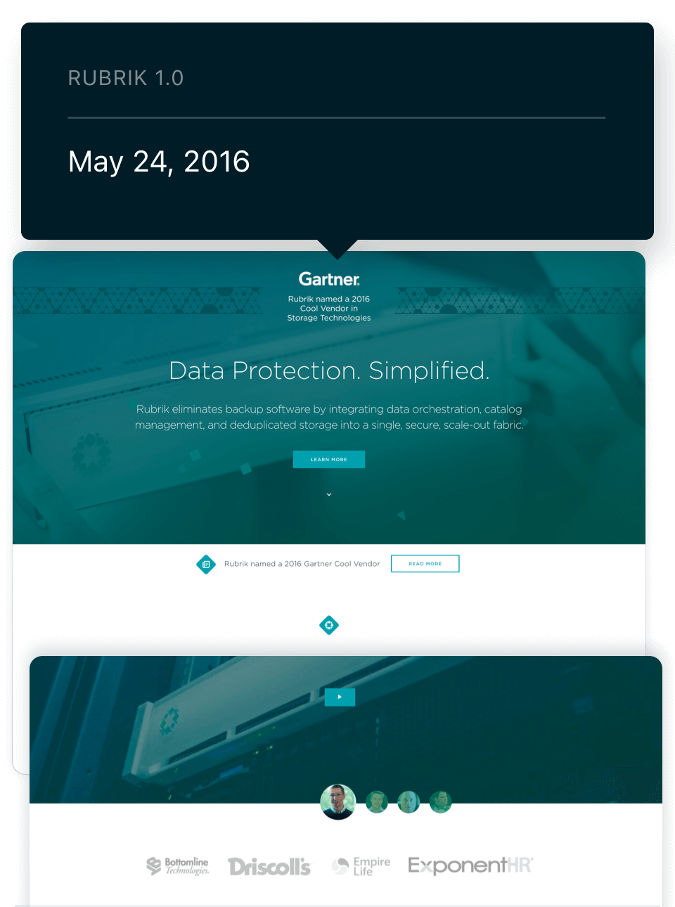 Rubrik • Corporate Website design | by Pixelmatters