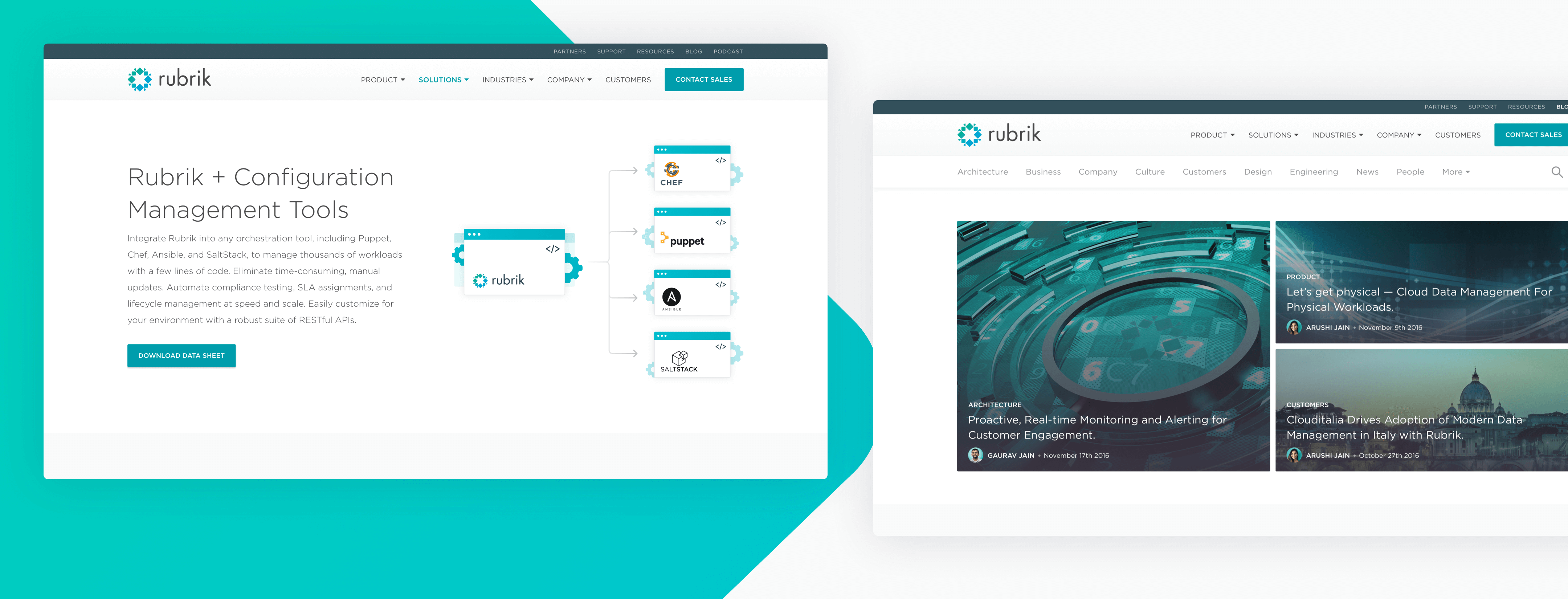 Rubrik • Corporate Website design | by Pixelmatters