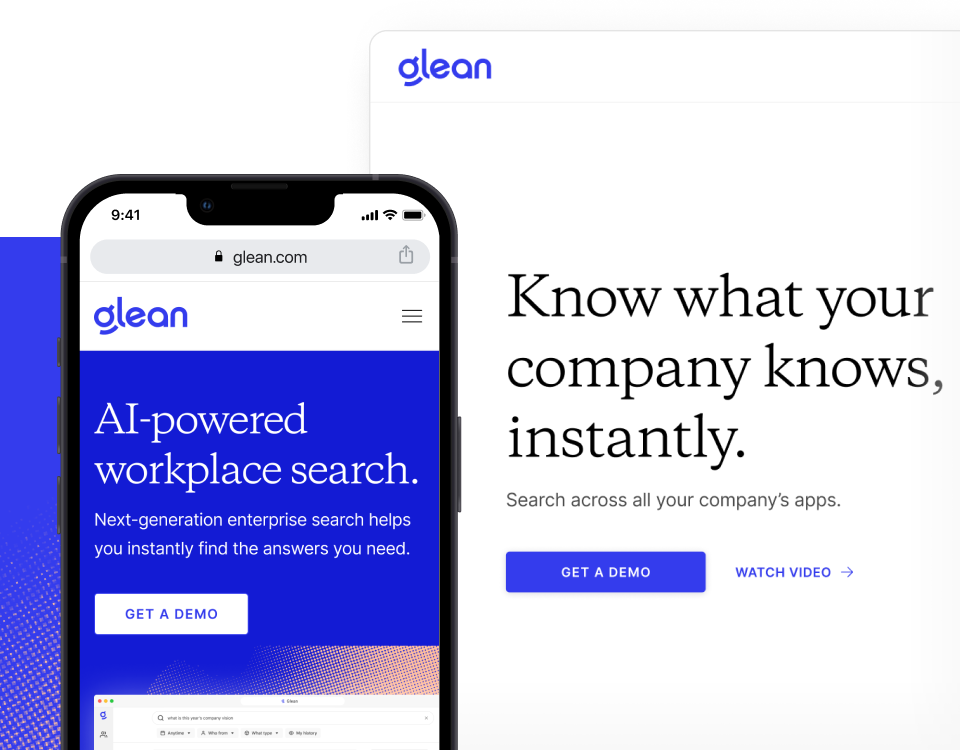 Glean • Website Development | by Pixelmatters