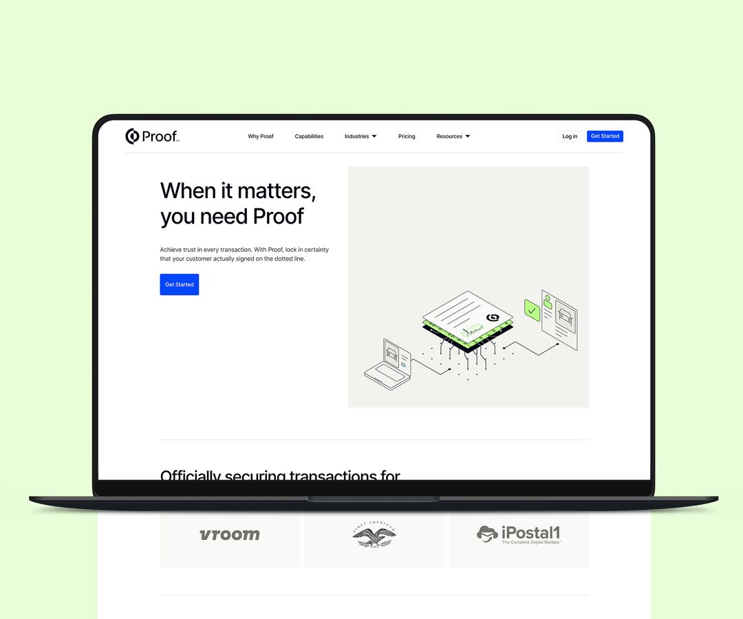 Proof Website Development | Belt Creative