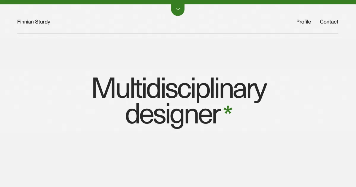 Finnian Sturdy — Freelance designer