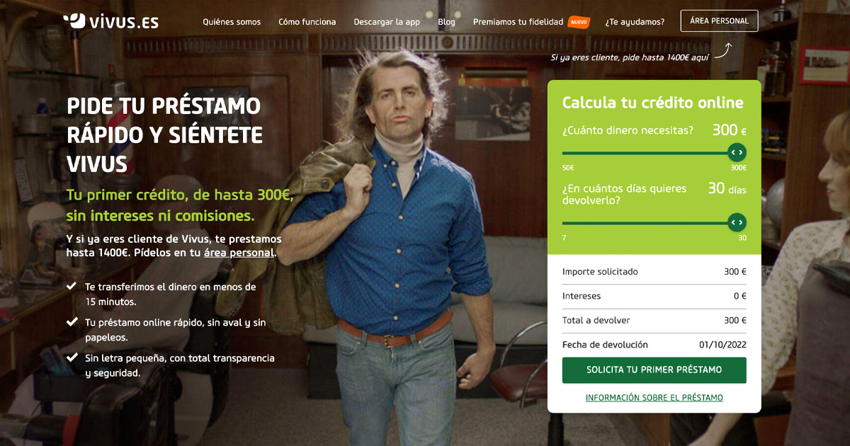 Préstamos online y créditos rápidos - Vivus.es