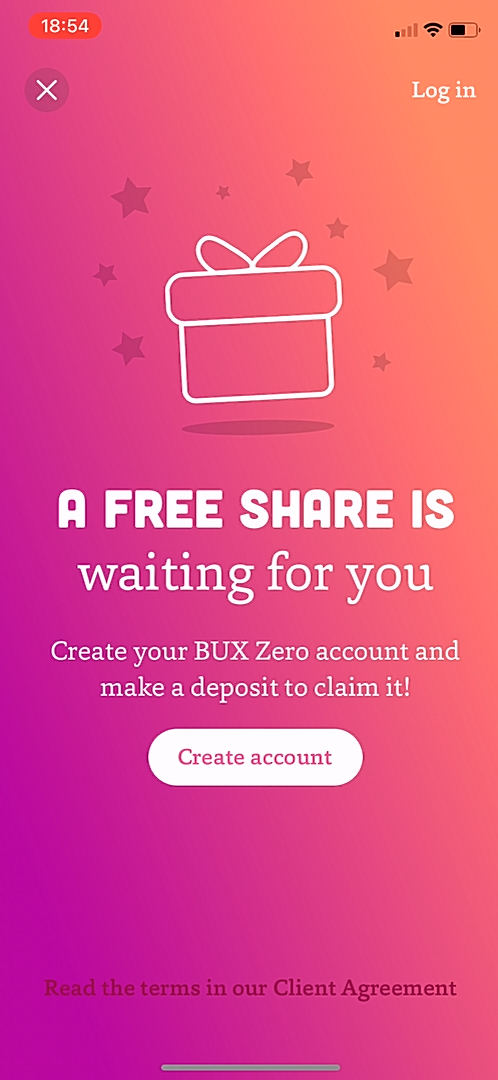Bux Zero - Onboarding flow | App Fuel