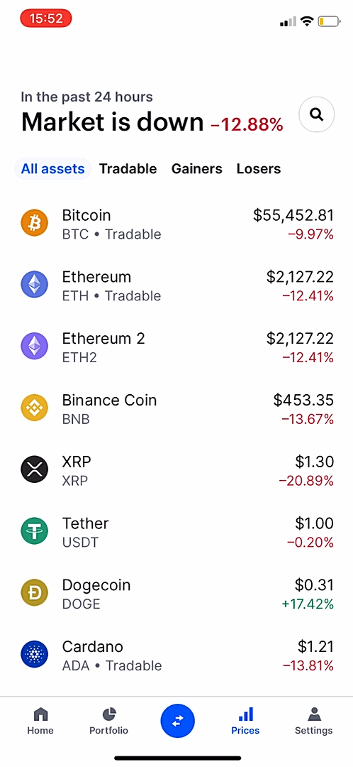 Coinbase - Navigation flow | App Fuel