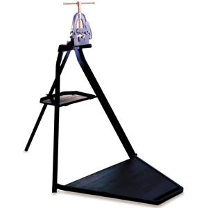 IRWIN RECORD PIPE VICE ON A STAND Tool Hire