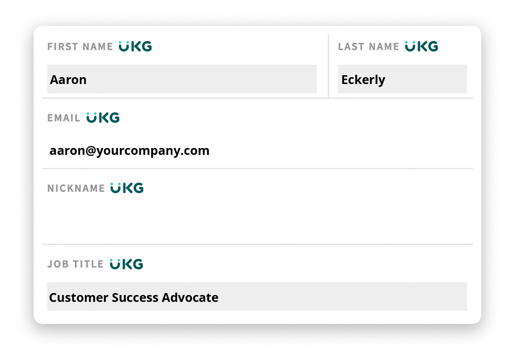 UKG Integration | PerformYard
