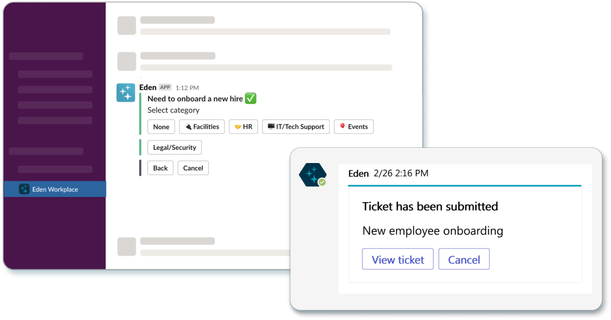 Internal IT Help Desk, Ticketing & Service Request Software | Eden