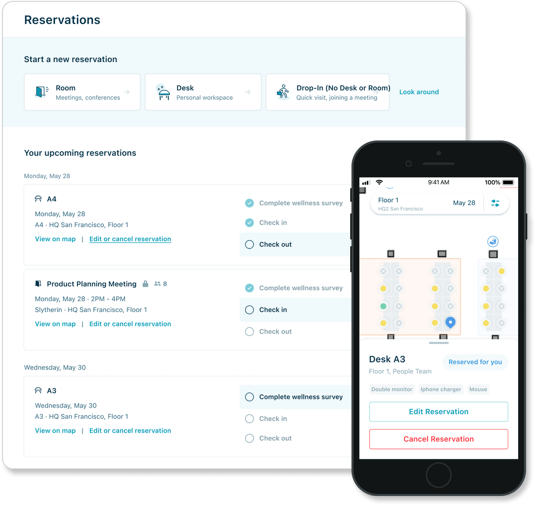 Hot Desking & Desk Reservation Software | Eden
