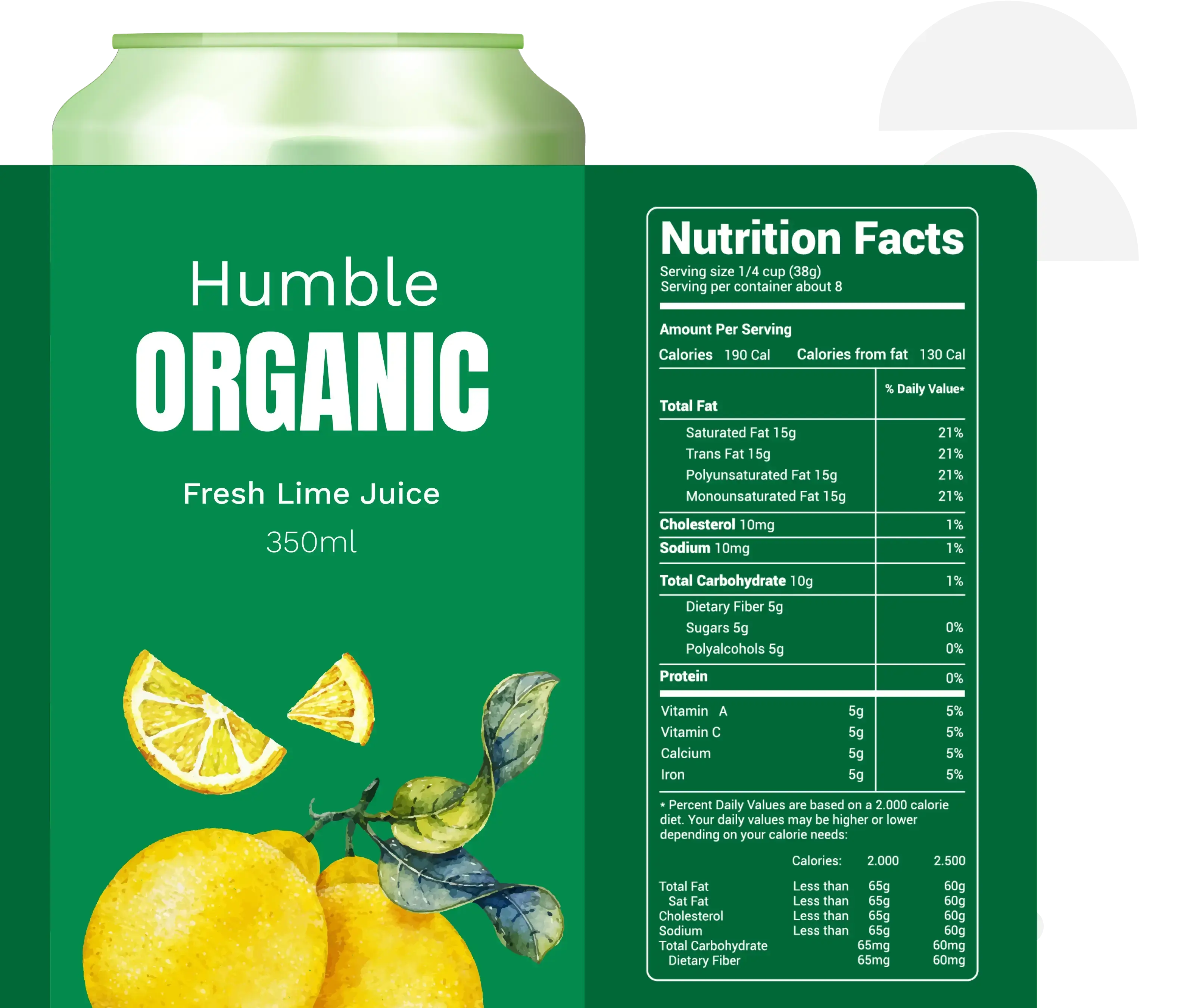Nutrition Label Generator