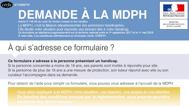 MDPH : vers une simplification des démarches | AFSGT - France-Tourette