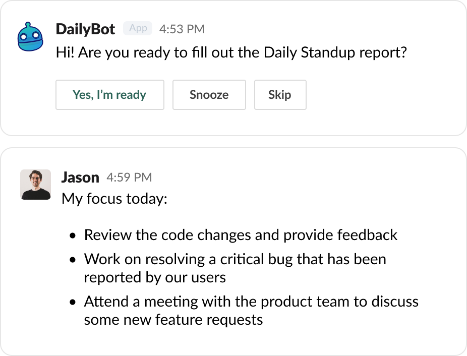 Automate Updates & Collaborate Asynchronously | DailyBot