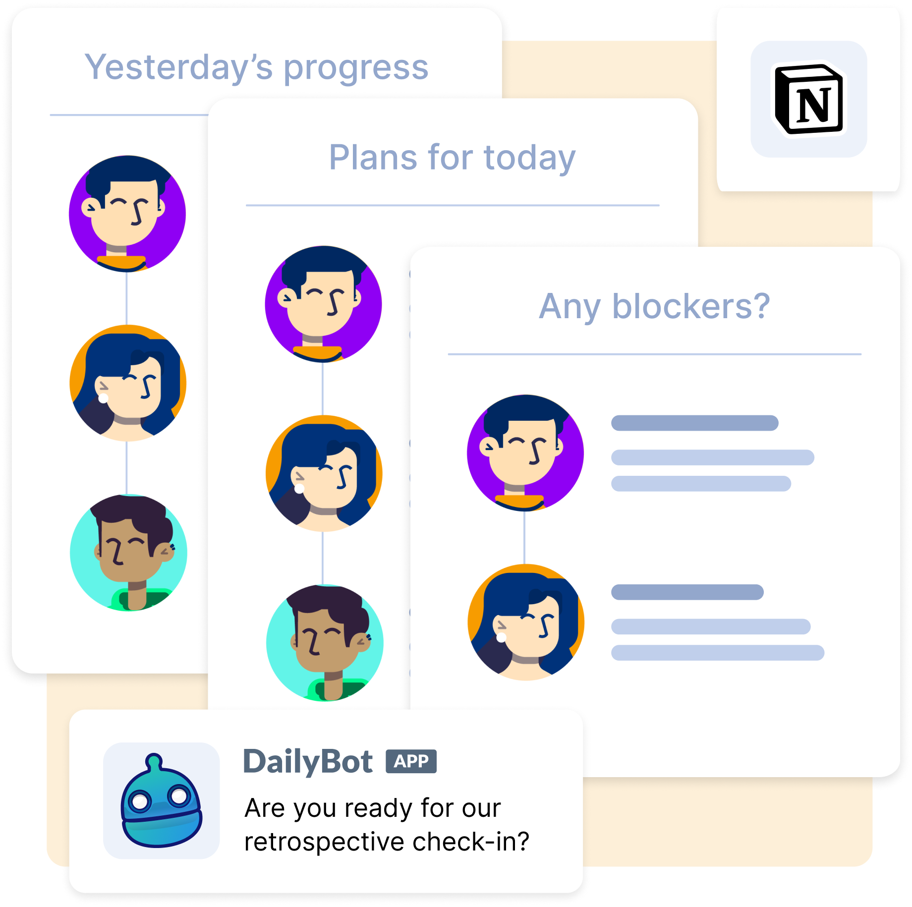 Integrate Notion in your chat | Automate with DailyBot