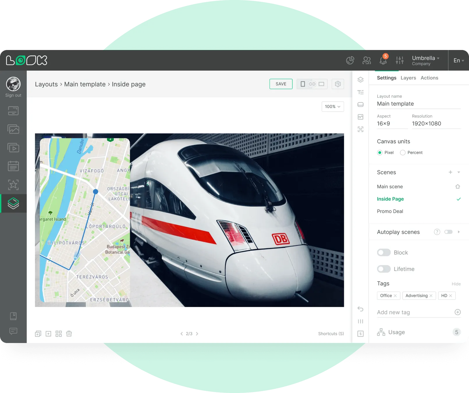Look DS solution for the transportation industry