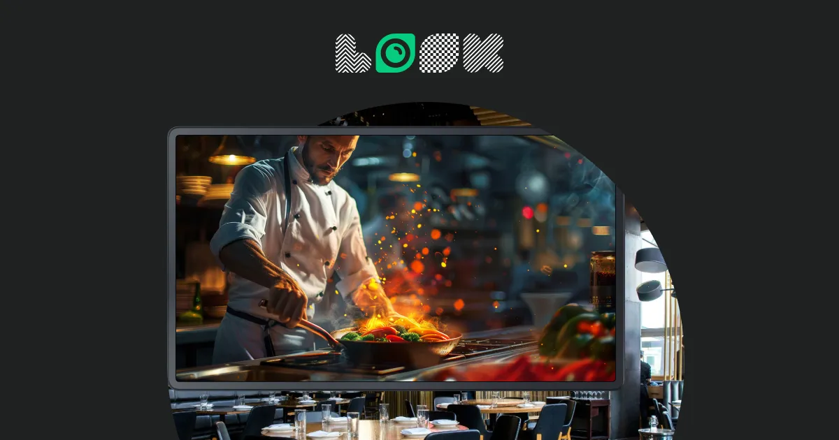 Digital Signage for Restaurants, Cafes and Bars - Look DS