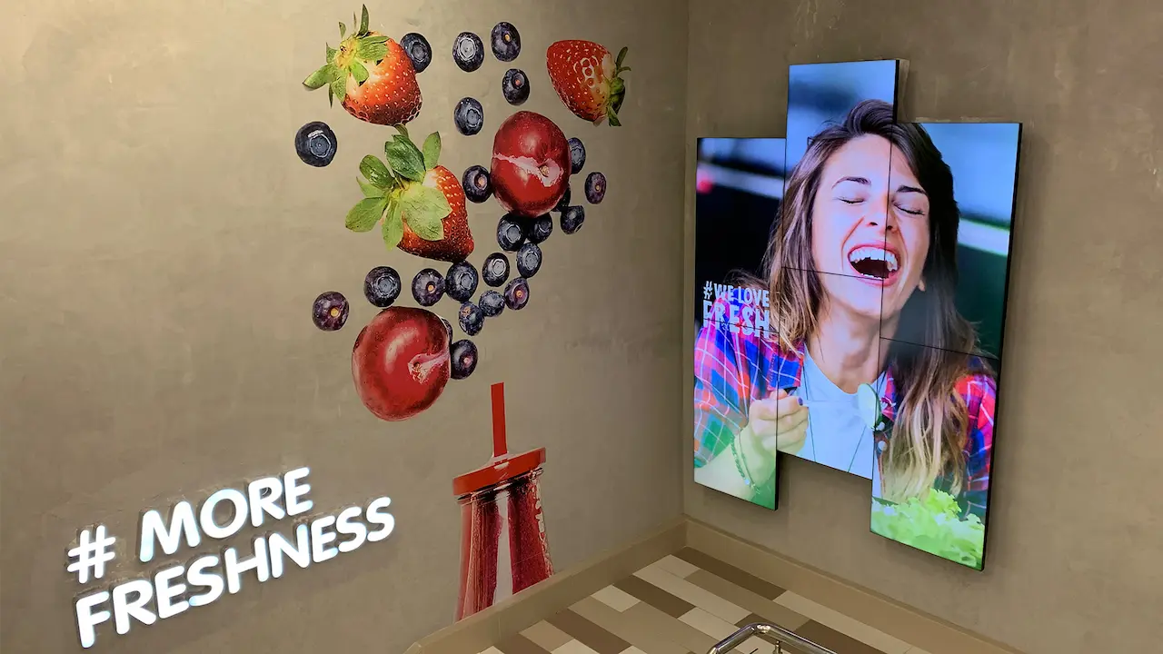 Look Blog: Digital Signage Video Wall: Why, How and Where to use