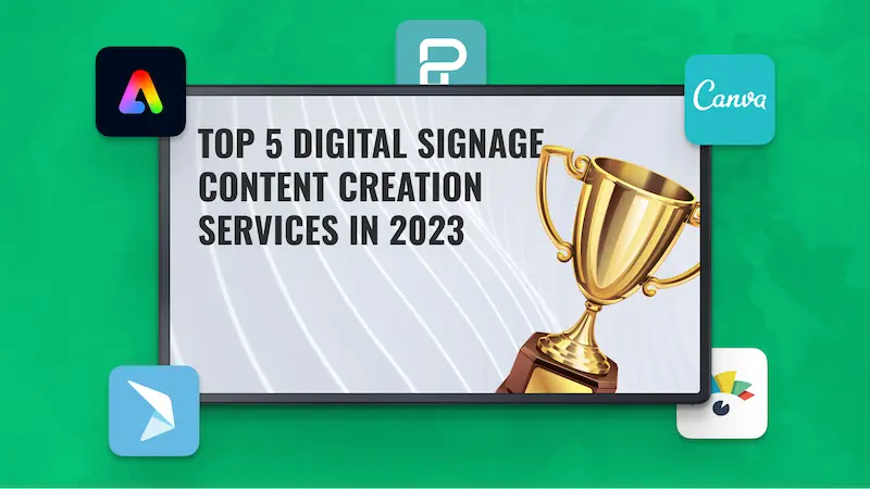 Look Blog: Top 5 Digital Signage Content Creation Services in 2023