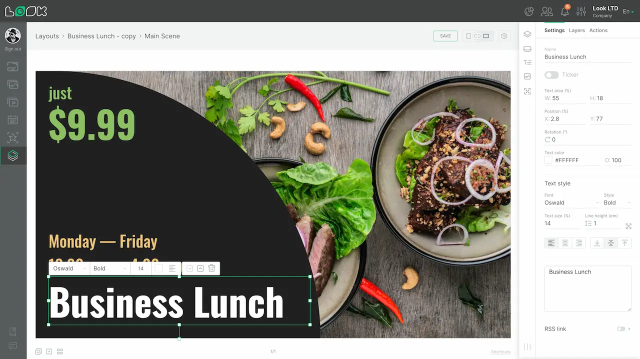 Look Blog: How to Display a Menu on TV Screen: From Idea to Installation